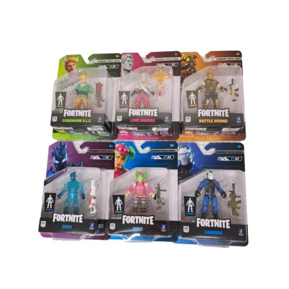 Fortnite | Toys | Nib Fortnite 6 Piece Set Of Micro Series Figurines ...